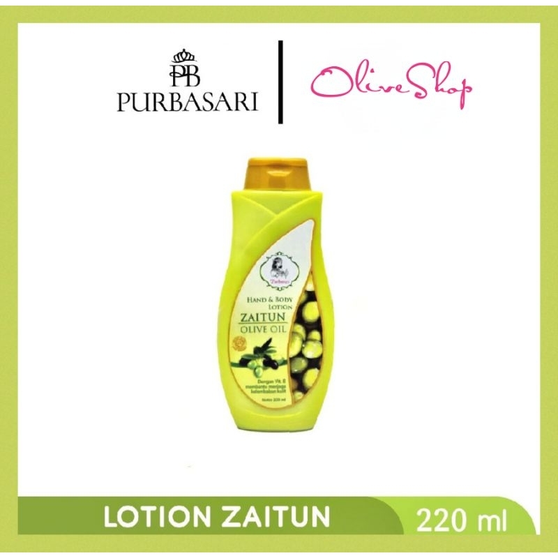 Jual OliveShop ️ Purbasari Hand and Body Lotion Zaitun 220ml ...