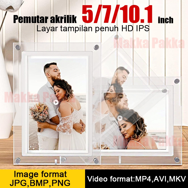 Jual 5/7/10.1in Album Video Akrilik Transparan Kado Anniversary ...