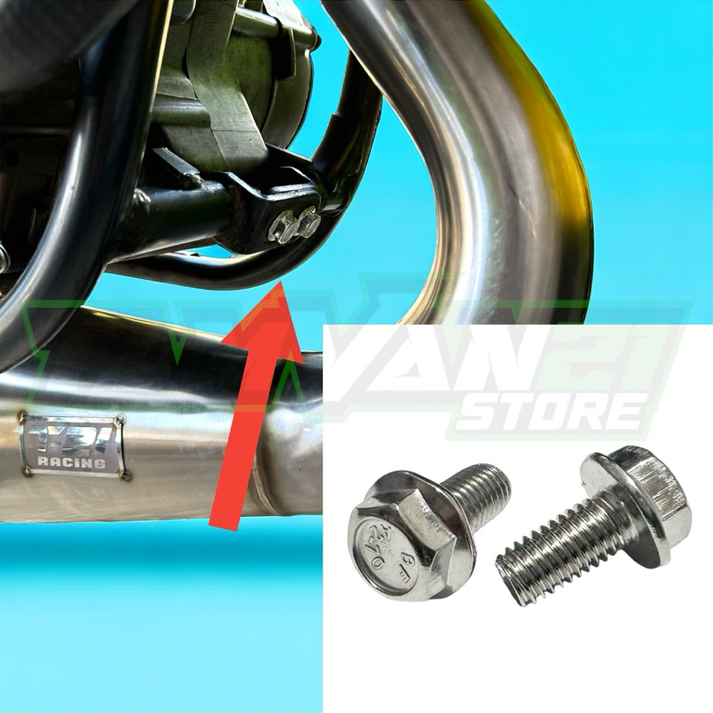 Jual SEPASANG BAUT DUDUKAN RANGKA DEPAN BAWAH MOUNTING NINJA RR OLD NEW STAINLESS ORIGINAL ...