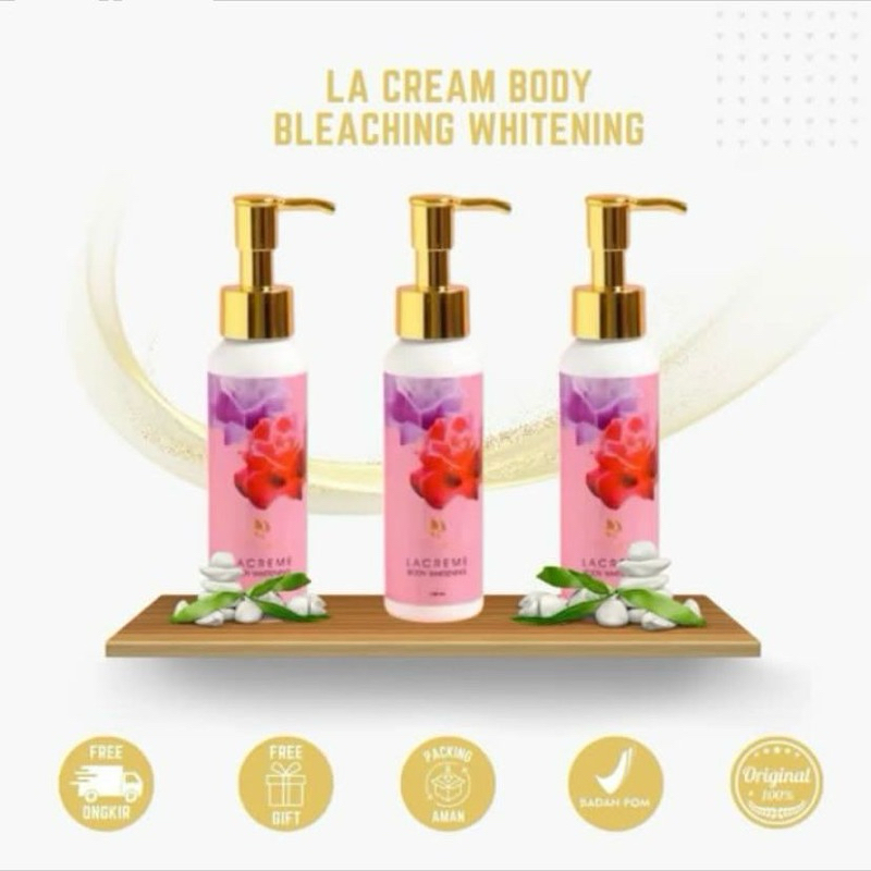 Jual LA CREME BODY BLEACHING WHITENING | Shopee Indonesia