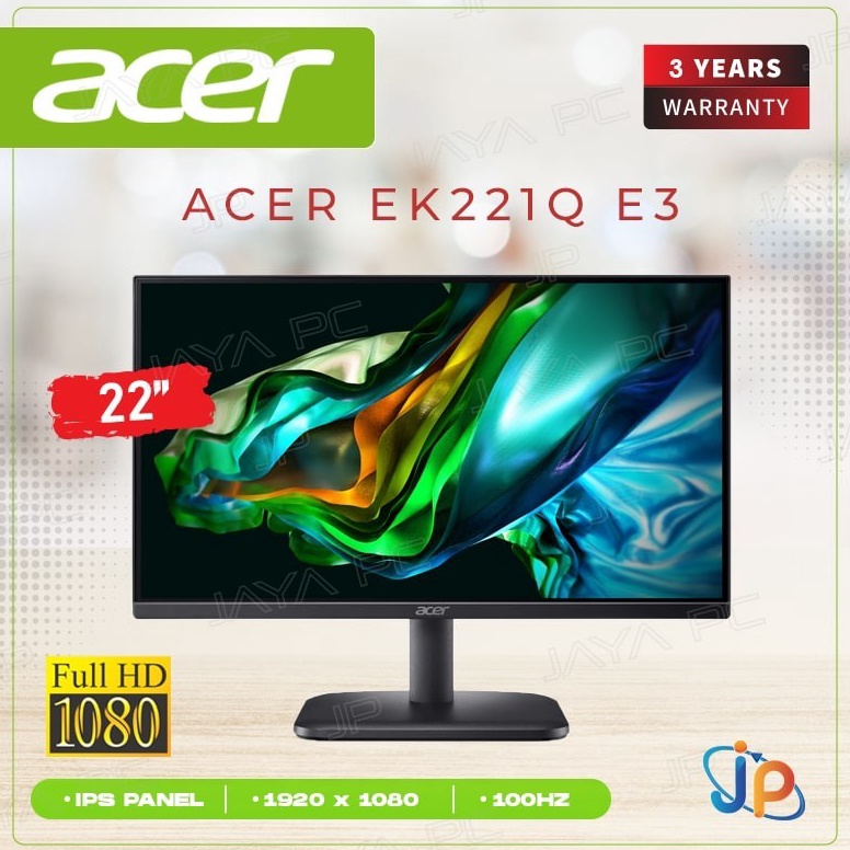 Jual ART L88O Monitor Acer LED IPS EK221Q E3 Full HD 22 Inch | Shopee ...