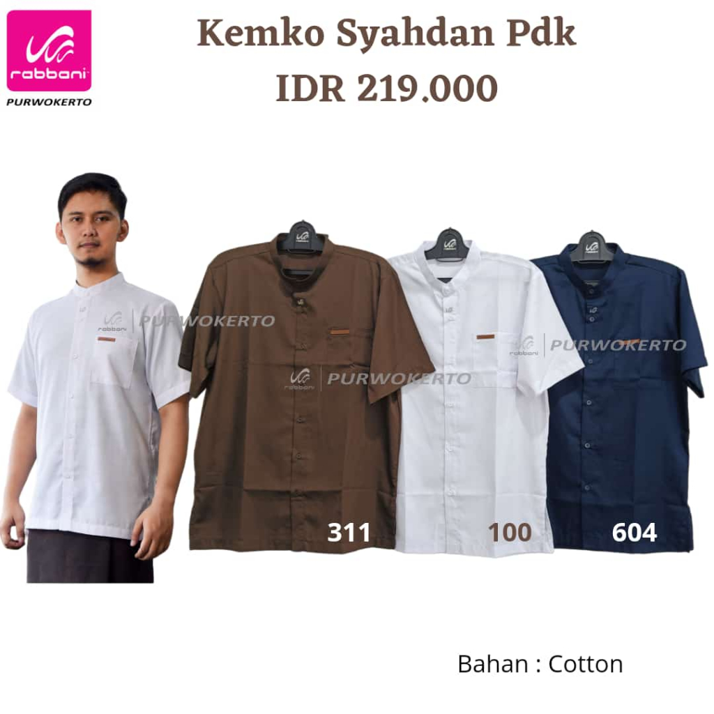 Jual RABBANI - KEMEJA KOKO SYAHDAN PDK / KEMKO SYAHDAN RABBANI | Shopee ...