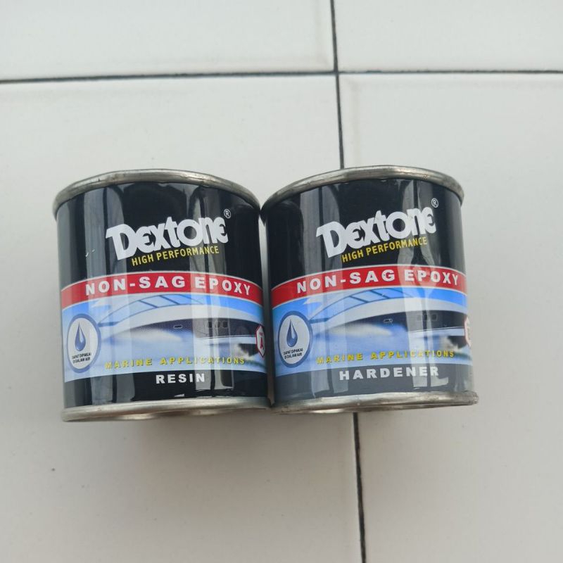 Jual Lem DEXTON Non Sag Epoxy resin Hardener kapal bocor,toren air ...