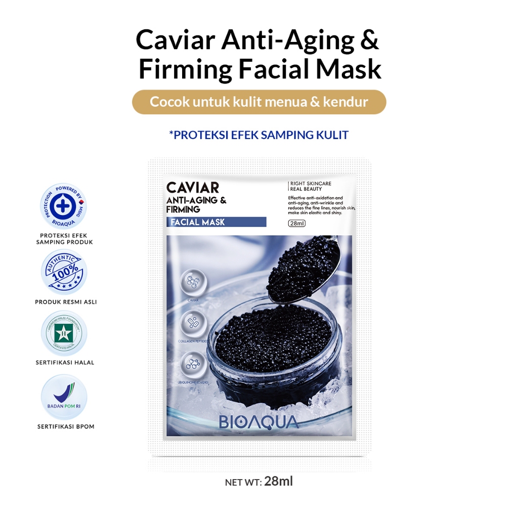Jual BIOAQUA Natural Skin Care Mask Masker Sheet / Mask Sheet / Masker ...
