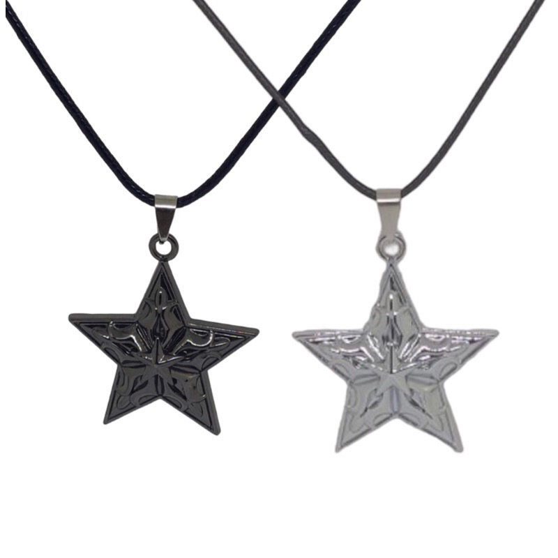 Jual KALUNG TALI LIONTIN BINTANG MODEL PUNK PRIA DAN WANITA | Shopee ...
