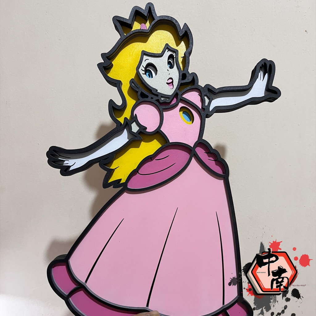 Jual Wall Panel Multilayer Mario Bros Princess Peach | Shopee Indonesia