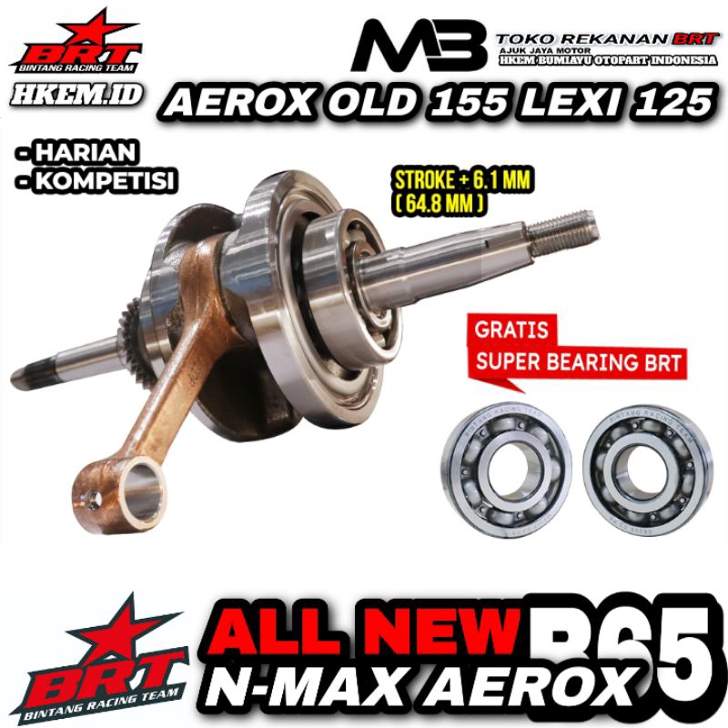 Jual Super CrankShaft BRT Kruk as Racing All New Nmax 2020 Aerox 155 ...