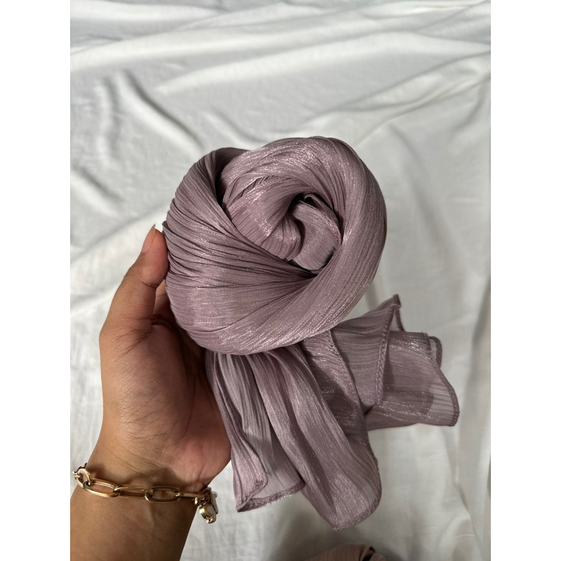 Jual Pashmina Shimmer Silk Youryou/Pasmina Shimmer Silk/Arabian Shimmer ...