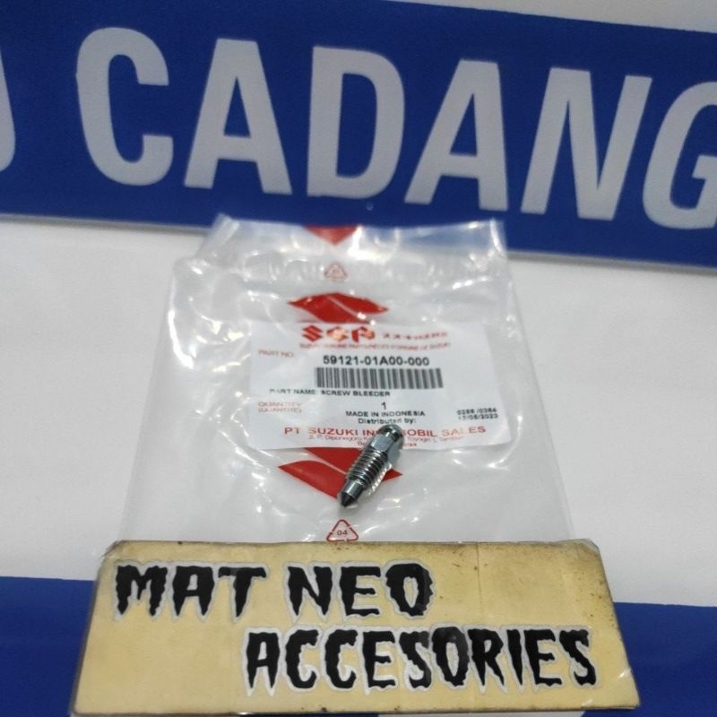 Jual baut nipel nepel kaliper rem depan belakang satria 2 tak satria Fu Shogun 125 smash Titan ...