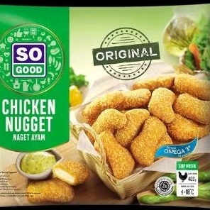 Jual So Good Chicken Nugget original chicken nugget So Good Nugget Ayam So Good 400g | Shopee ...