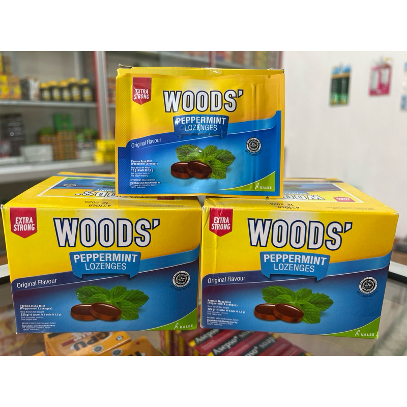 Jual Permen Woods' peppermint lozenges original flavour | Shopee Indonesia