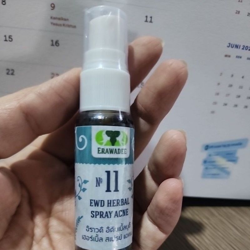 Jual Erawadee herbal spray acne no 11 ready stock | Shopee Indonesia