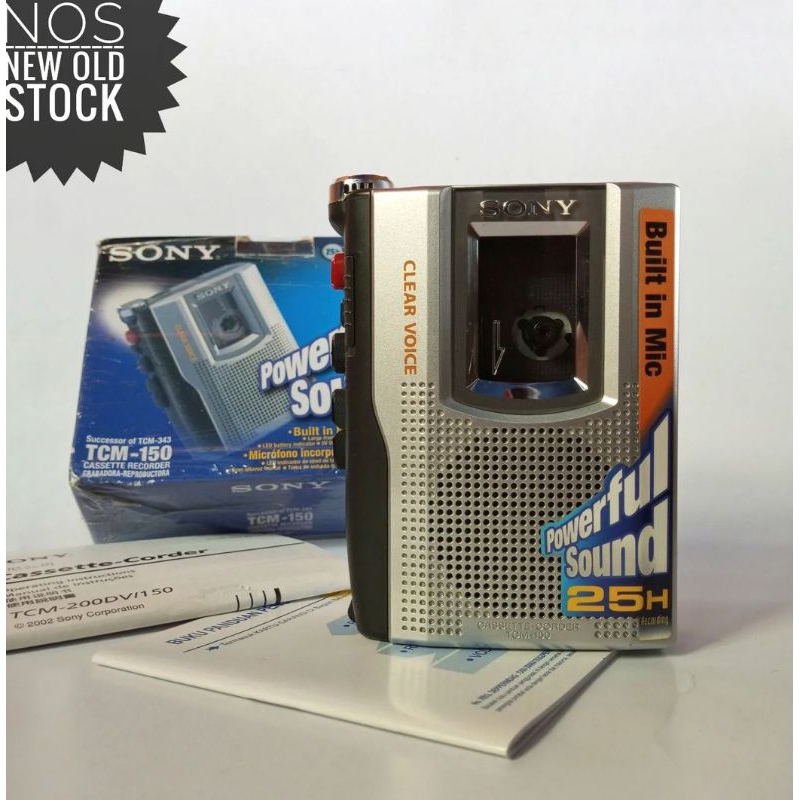 Jual Walkman Sony TCM 150 Cassette Player with Record | Shopee Indonesia