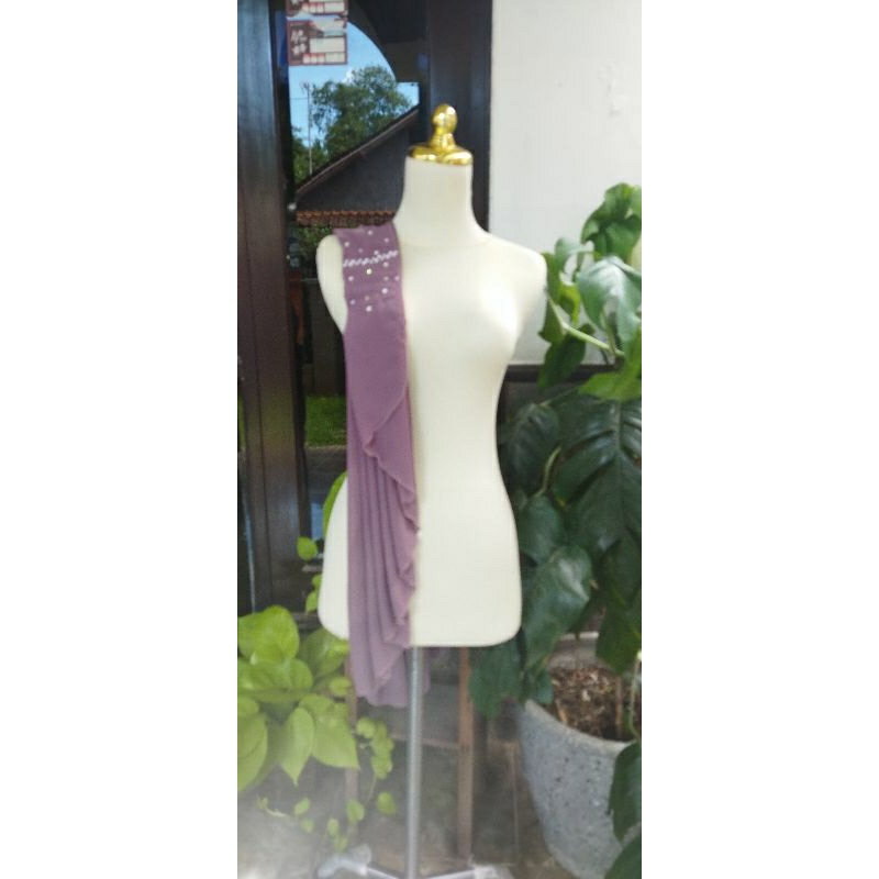 Jual COD SELENDANG KEBAYA SUSUN PENDEK /SELENDANG BAHU / SELENDANG ...