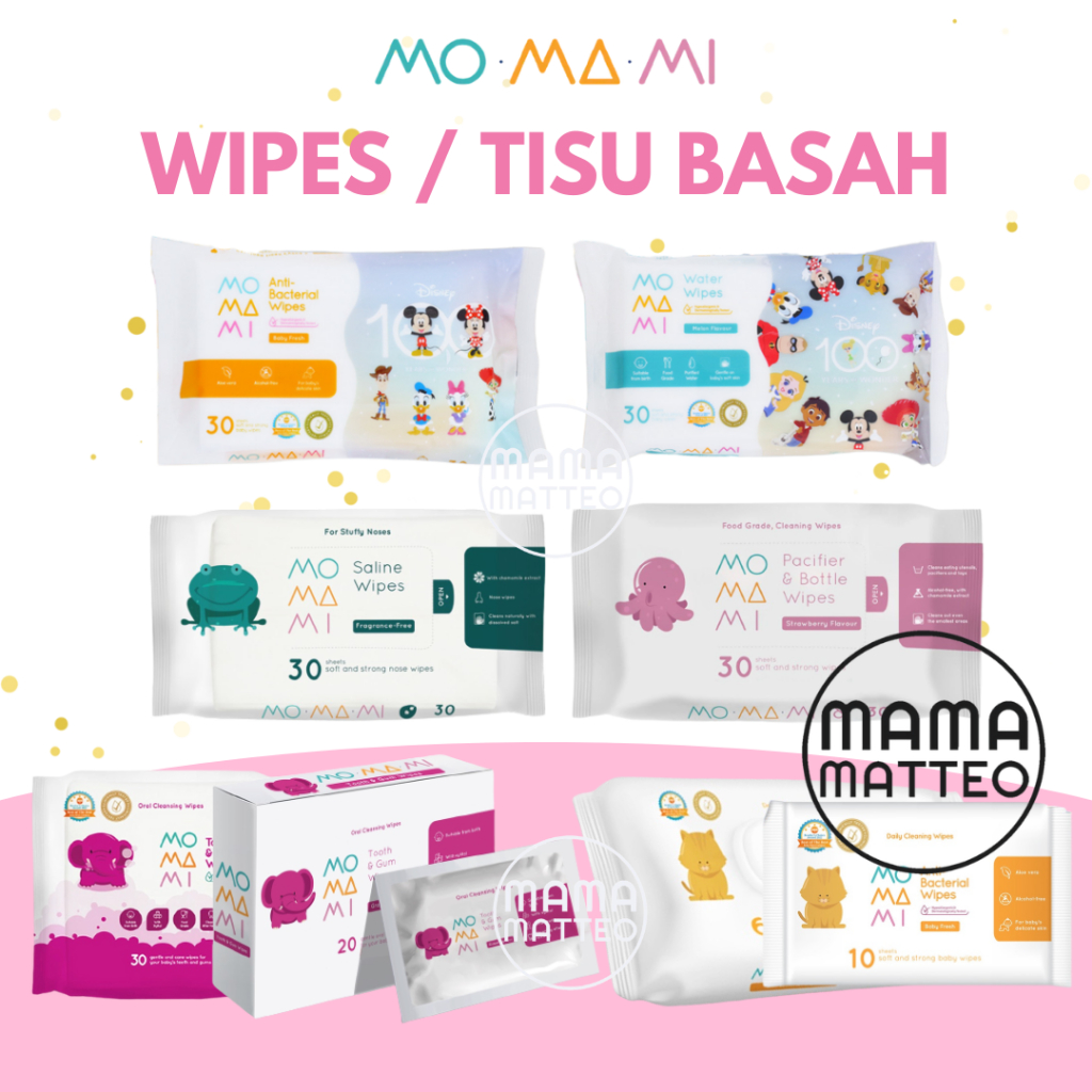 Jual MOMAMI Wet Wipes All Variant / Tisu Tissue Basah Bayi Tanpa ...