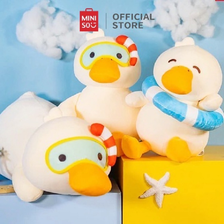 Jual MINISO Boneka Bebek Lucu Mainan Anak Lembut Diving Duck Series ...