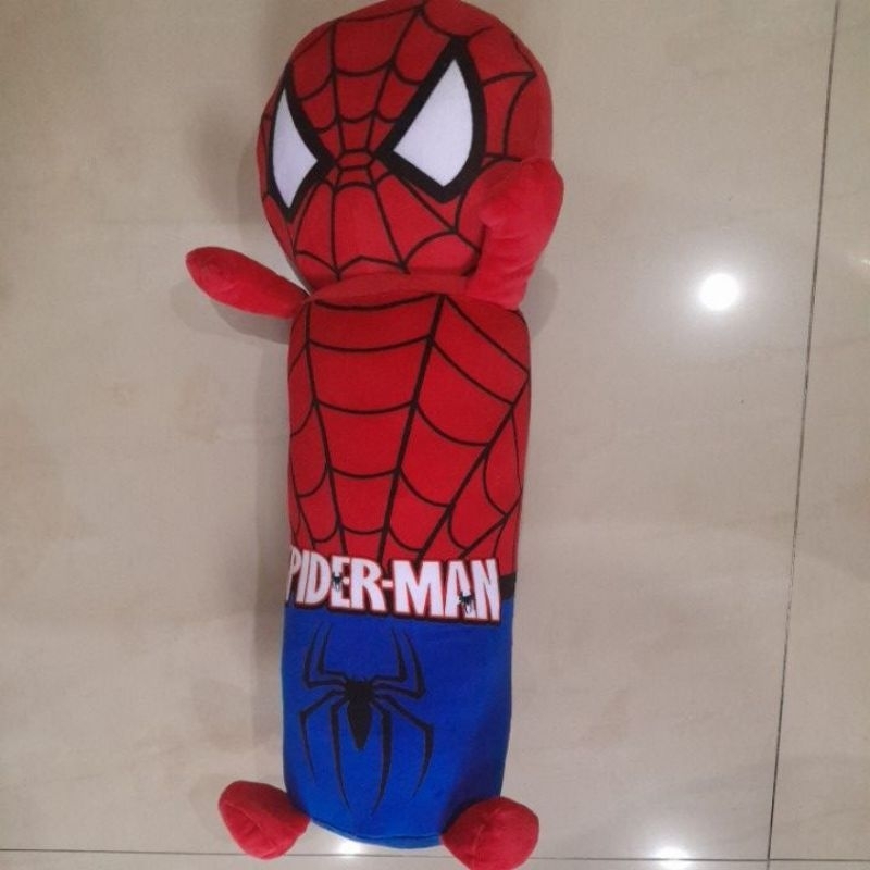 Jual Boneka Guling Anak Karakter Super Hero Printing Soft | Shopee ...