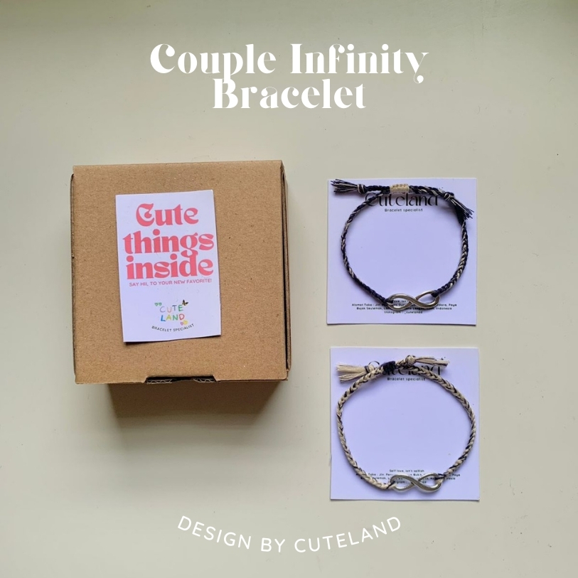 Jual COUPLE INFINITY BRACELET by Cuteland- Gelang infinity / gelang ...