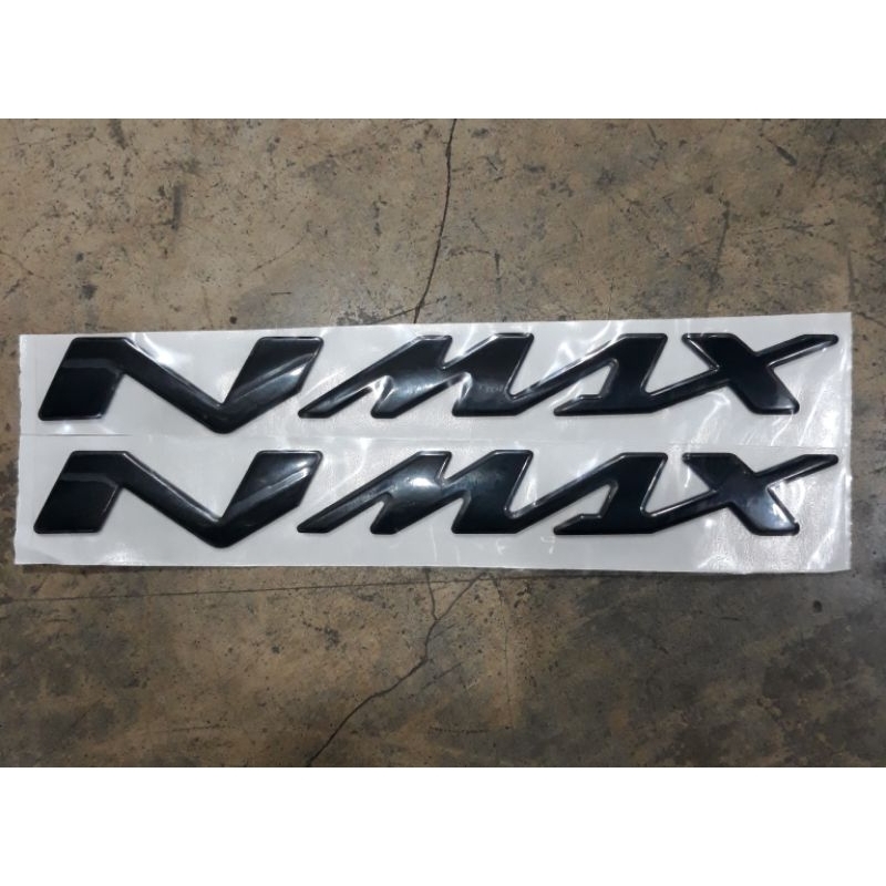 Jual EMBLEM LOGO YAMAHA NMAX HITAM SATU PASANG | Shopee Indonesia