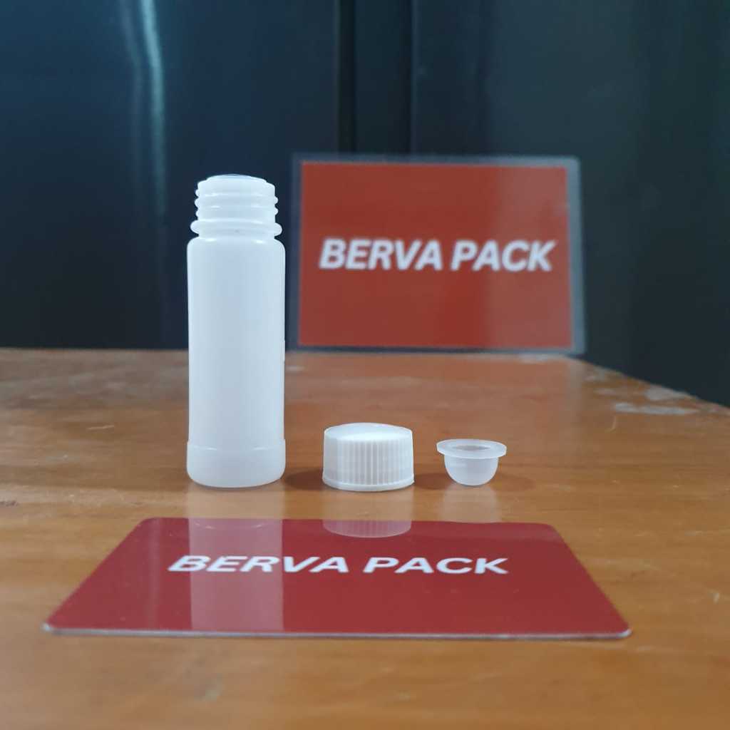Jual BERVA - Botol 30 ml 30 cc Derat Tinggi HDPE Wadah Cairan Bubuk ...