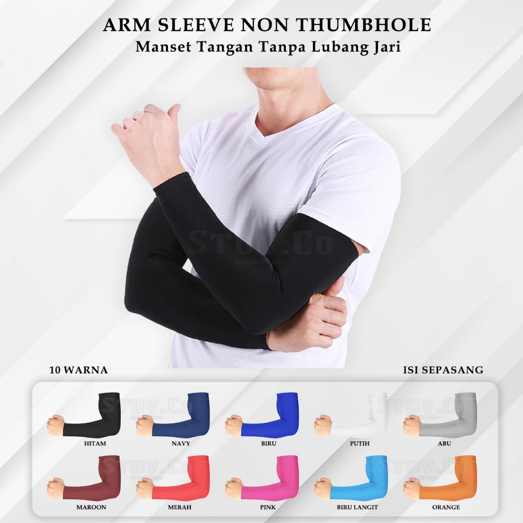 Jual MANSET TANGAN TANPA LUBANG JARI ARM SLEEVE PELINDUNG TANGAN ...