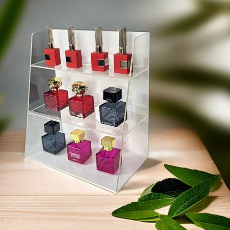 Jual Rak Display parfum 3 tingkat akrilik | Shopee Indonesia