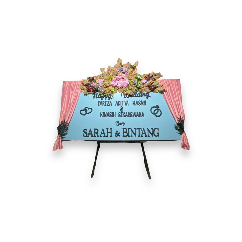 Jual PAPAN BUNGA MEDAN HPL BIRU (SEWA) | Shopee Indonesia