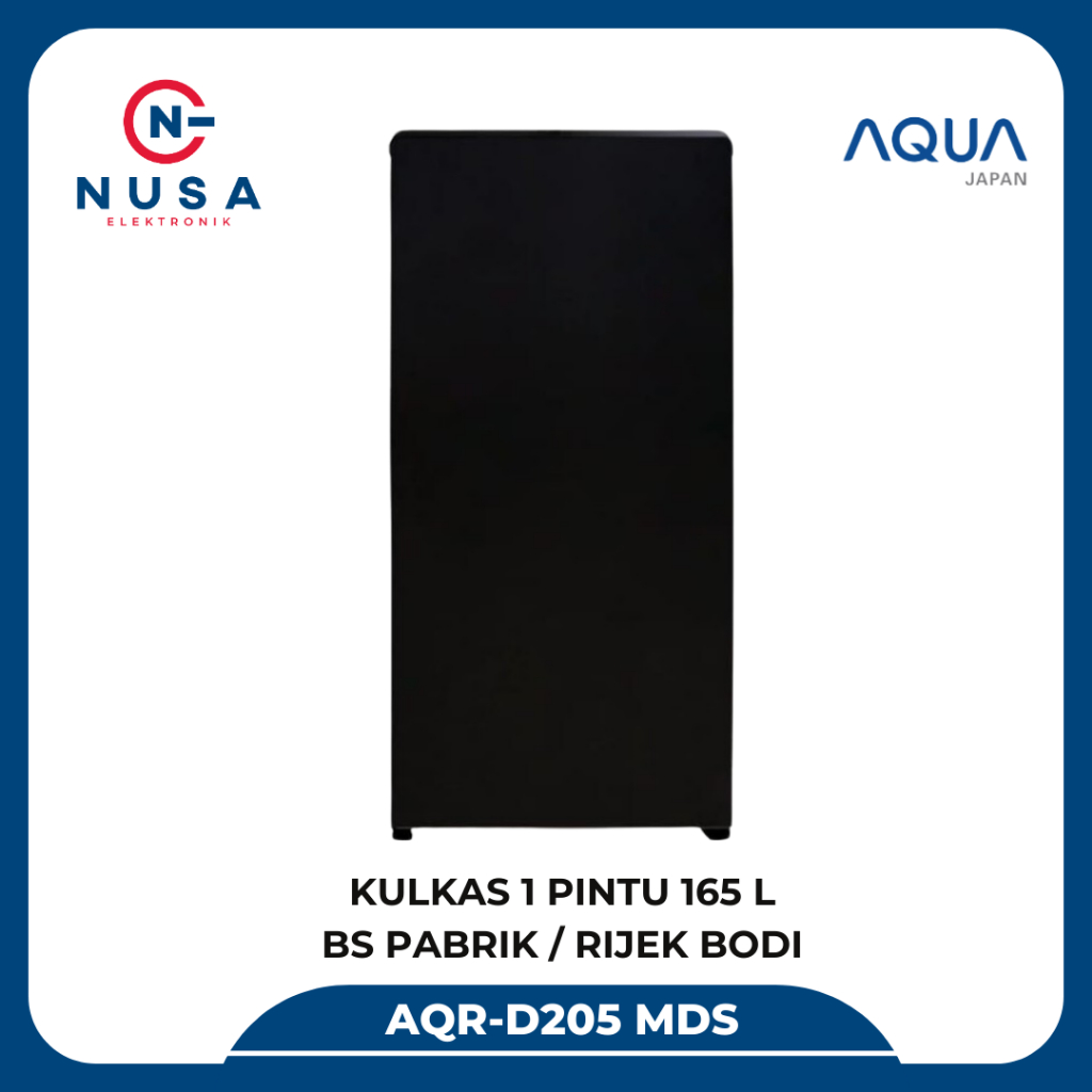 Jual KULKAS 1 PINTU AQUA AQR-D205 MDS/MLS 165L (BS) | Shopee Indonesia