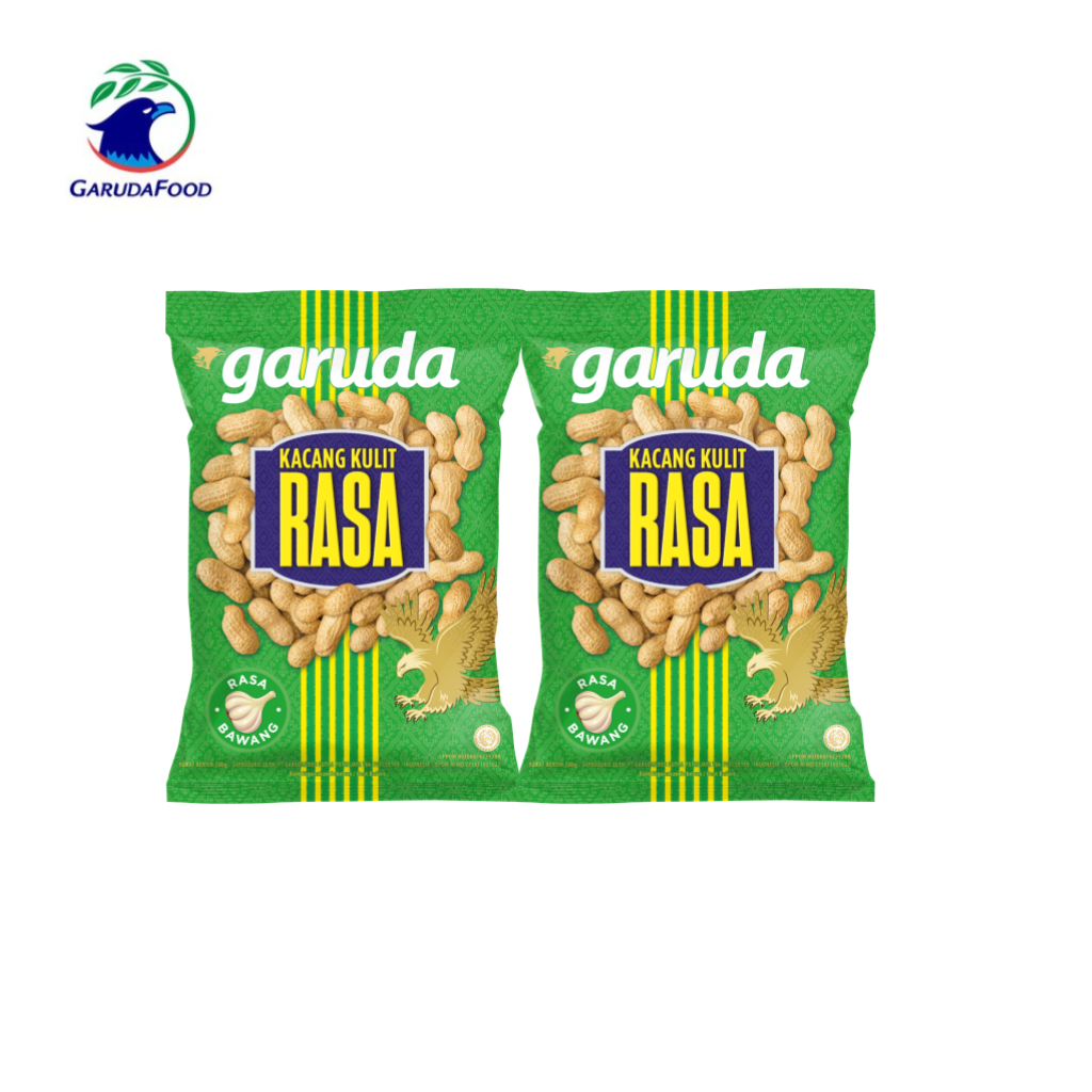 Jual Garuda Kacang Kulit Rasa Bawang 180gr x 2Pcs | Shopee Indonesia