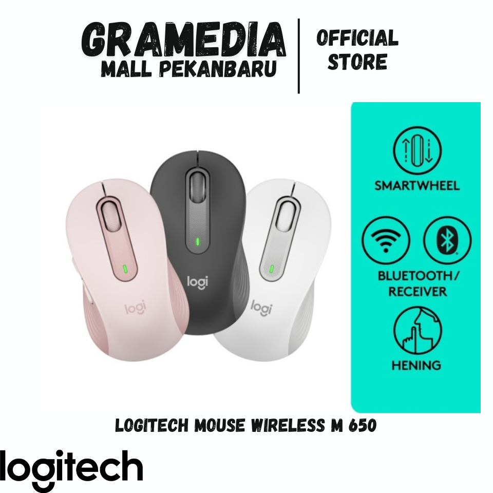 Jual Logitech M650 Mouse Wireless Bluetooth Silent Logitech Original
