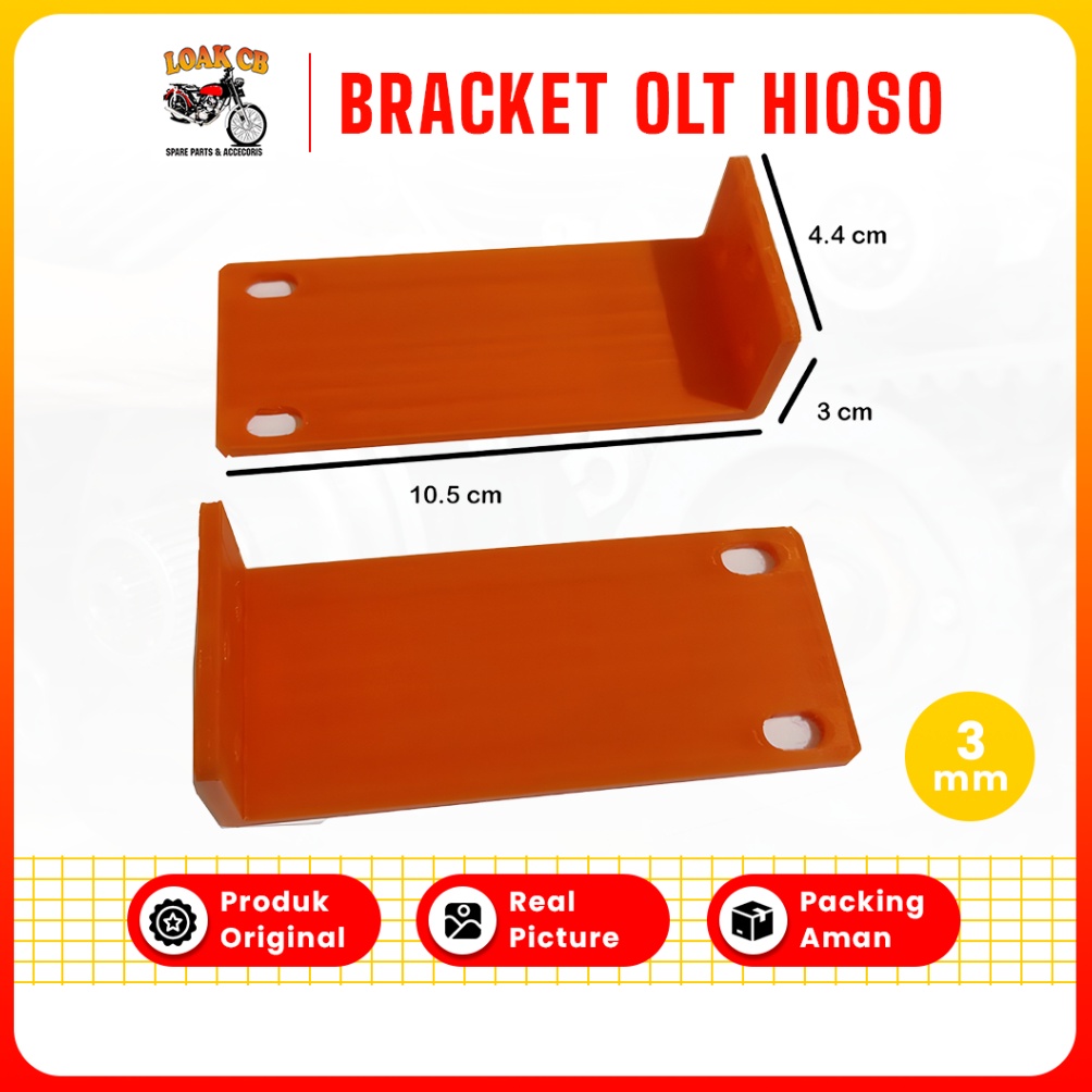 Jual KODE Q47Y Bracket OLT HIOSO Breket Dudukan Pangkon Optical Line Terminal Layanan Jaringan ...