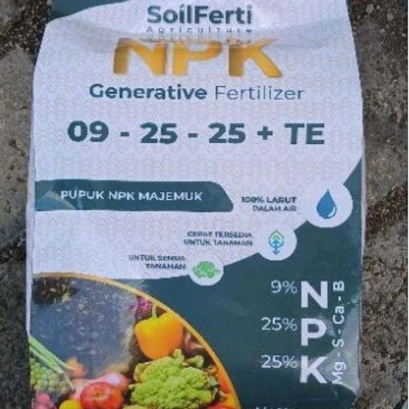 Jual pupuk NPK 09-25-25 Kemasan 2 kg. pupuk booster tanaman fase ...