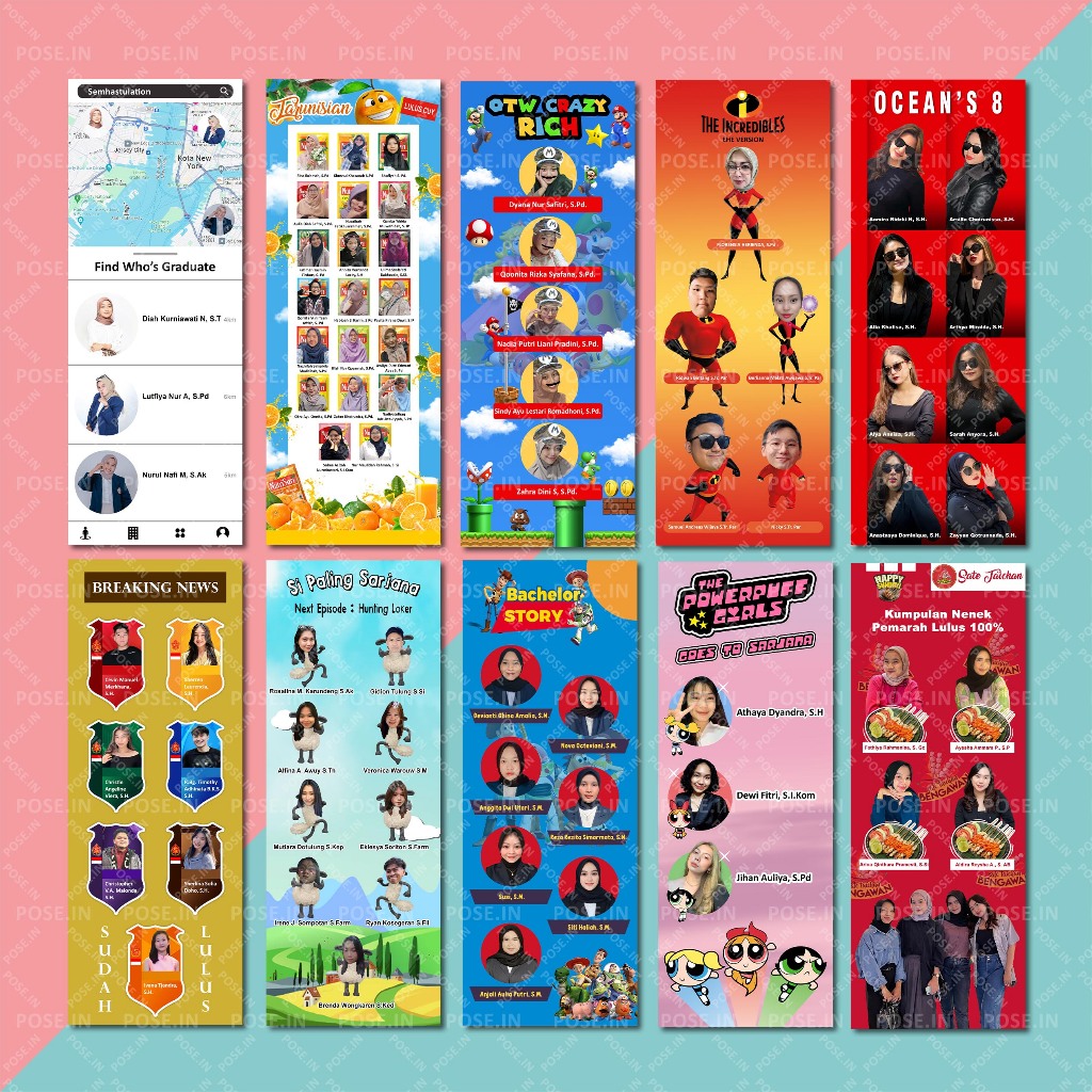 Jual JASA EDIT BANNER WISUDA KOMPRE UJIAN SOFTCOPY | Shopee Indonesia