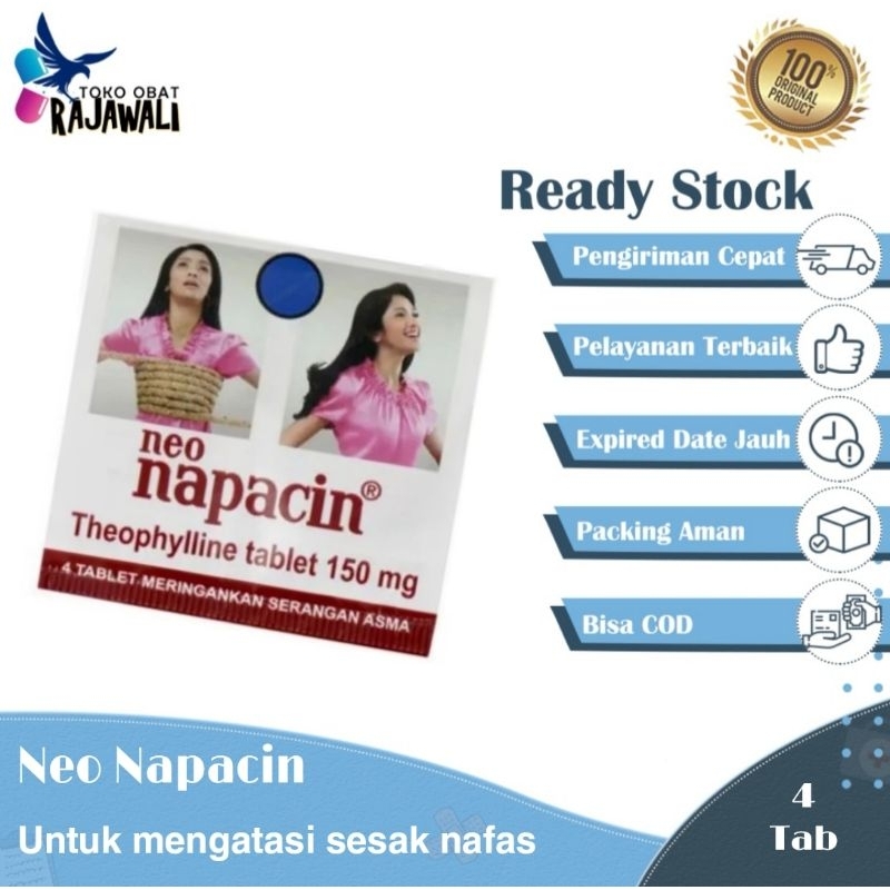 Jual neo napacin strip 4 tablet untuk sesak nafas | Shopee Indonesia