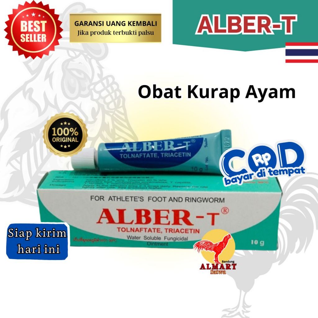 Jual ALBERT Obat Kurap Ayam Tarung - Salep Kurap Jamur Ayam Tarung ...