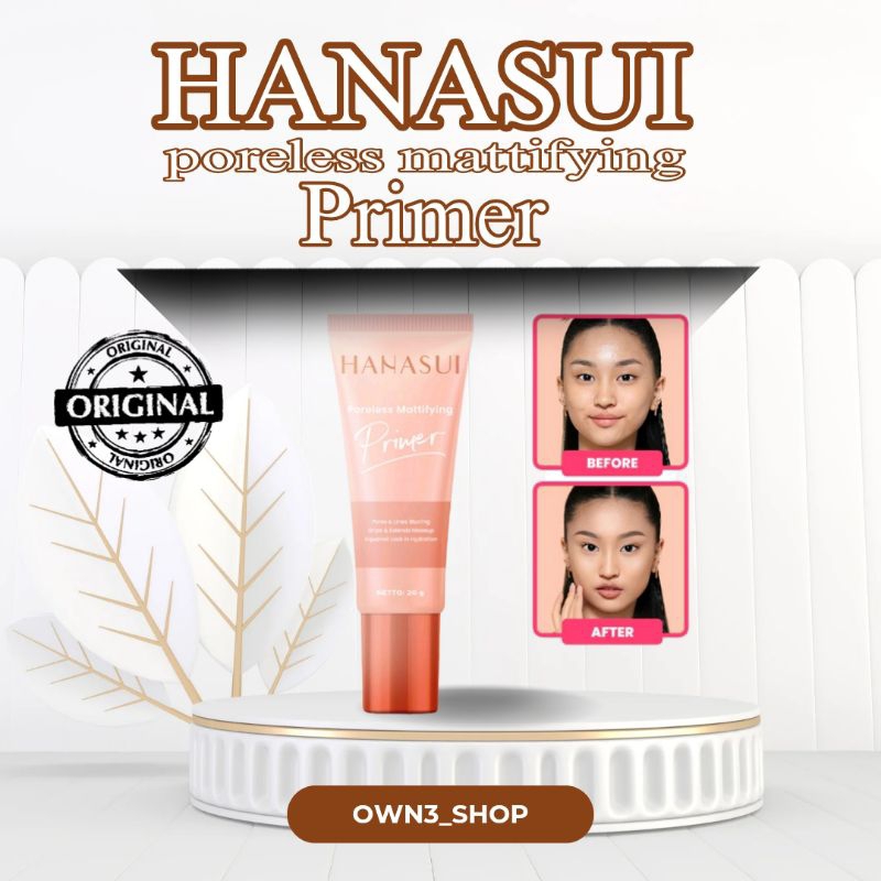 Jual HANASUI poreless mattifying PRIMER 20g | Shopee Indonesia
