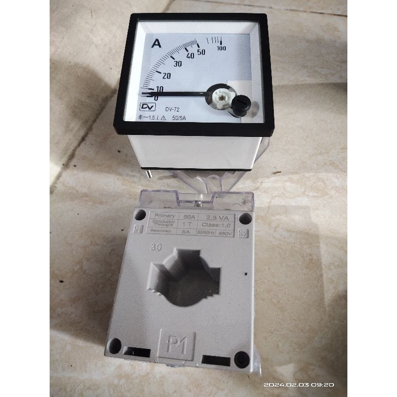 Jual voltmeter 500v| ampere meter 50-5A 100-5A | hz meter 45-55hz ...