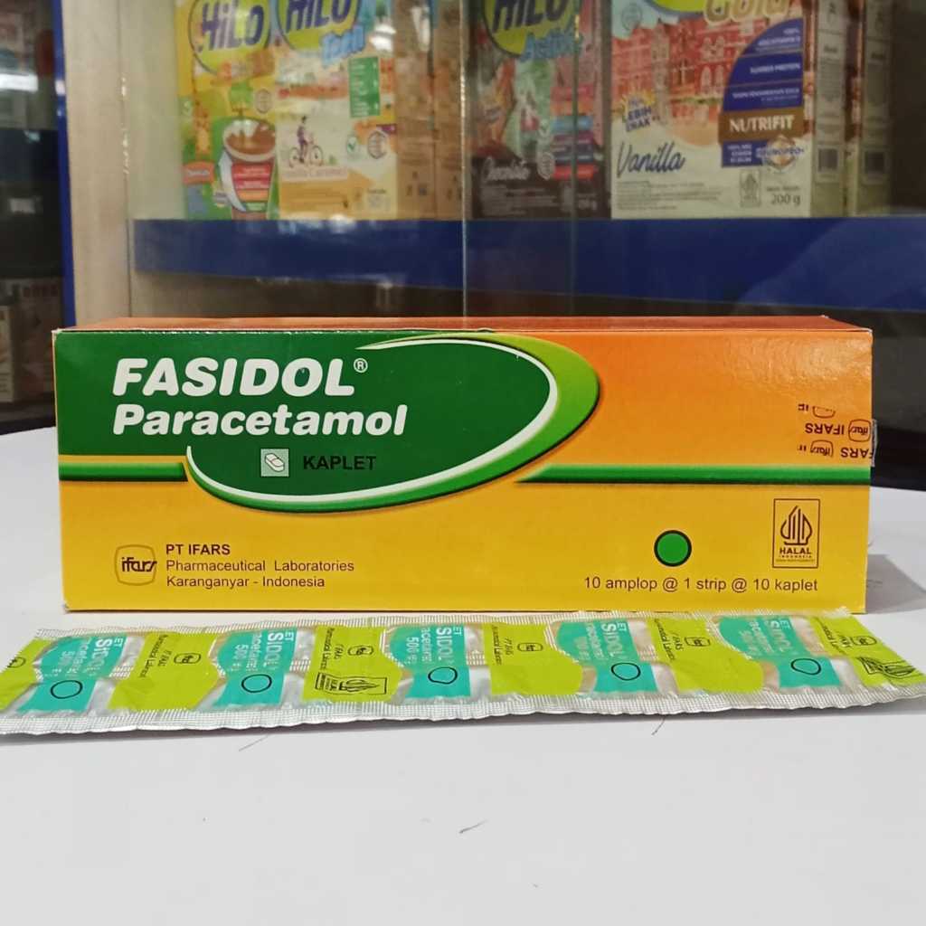 Jual FASIDOL Paracetamol 500mg 1 Strip | Shopee Indonesia