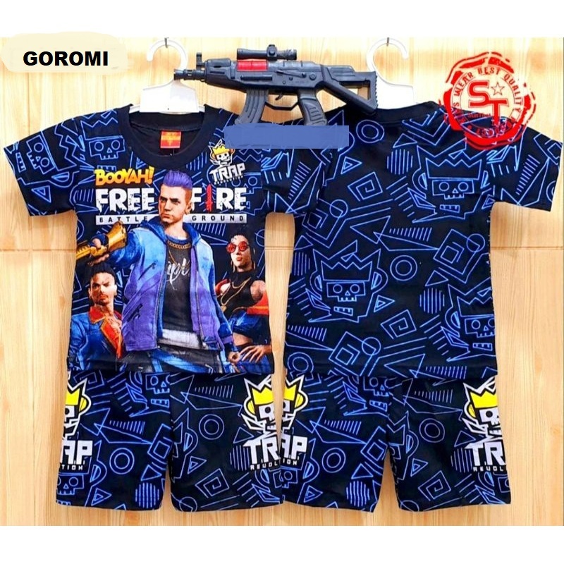 Jual SETELAN BAJU FREE FIRE ANAK LAKI LAKI / BAJU FREE FIRE ANAK ...