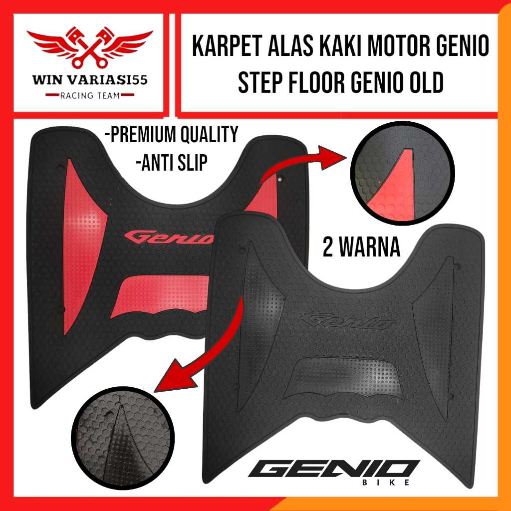 Jual KARPET ALAS KAKI MOTOR GENIO OLD STEP FLOOR GENIO OLD WV55 ...