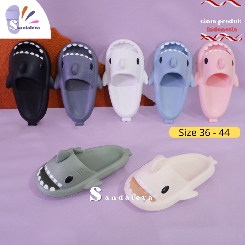 Jual Sandal Slop Hiu Dewasa Pria Dan Wanita Size 36-44 Bahan Karet EVA ...