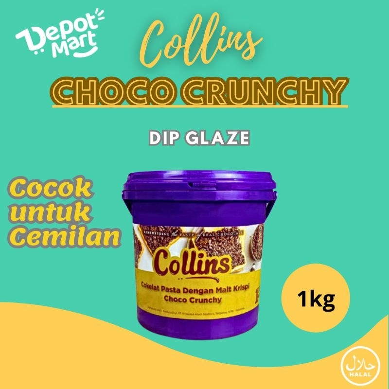 Jual Collins Choco Crunchy 1 Kg Medan Murah COD Selai Coklat Chruncy ...