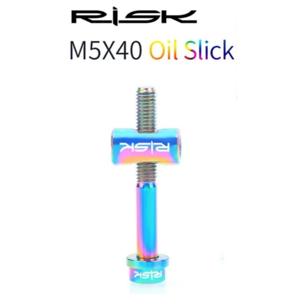 Jual RISK Baut Titanium Alloy M5 Seatpost Clamp Sepeda model Thomson ...