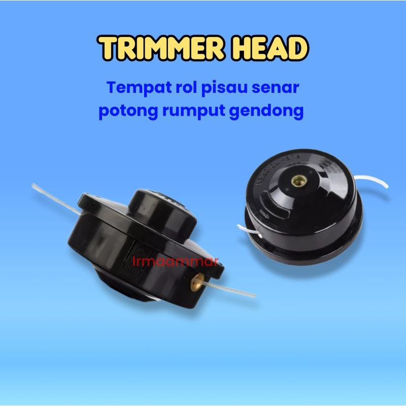 Jual Trimmer head mesin potong rumput gendong model bulat universal ...