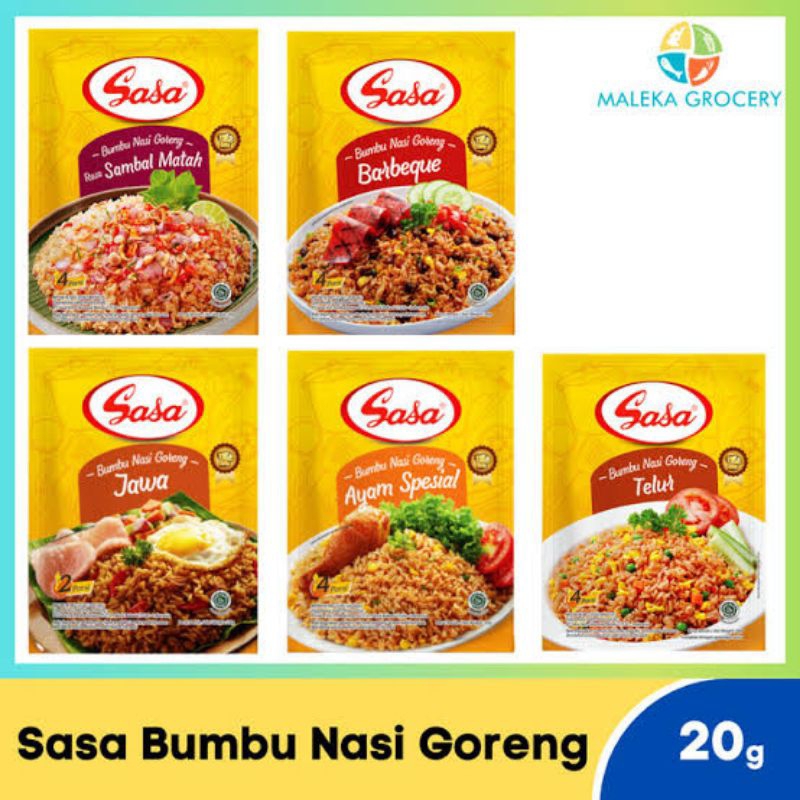 Jual Bumbu Nasi Goreng Sasa 20 Gram | Shopee Indonesia