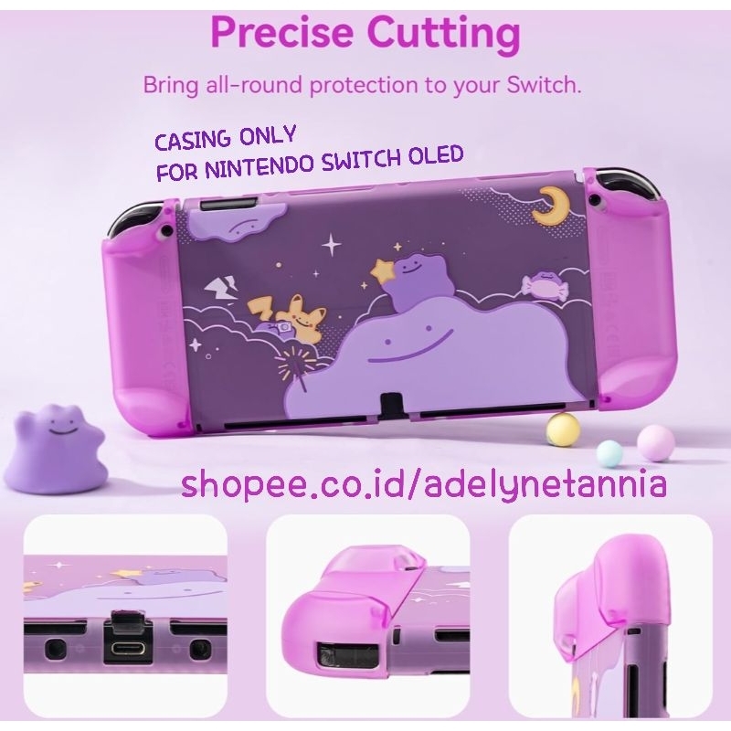 Jual Hard Case Ditto Pikachu Pokemon for Nintendo Switch OLED | Shopee ...