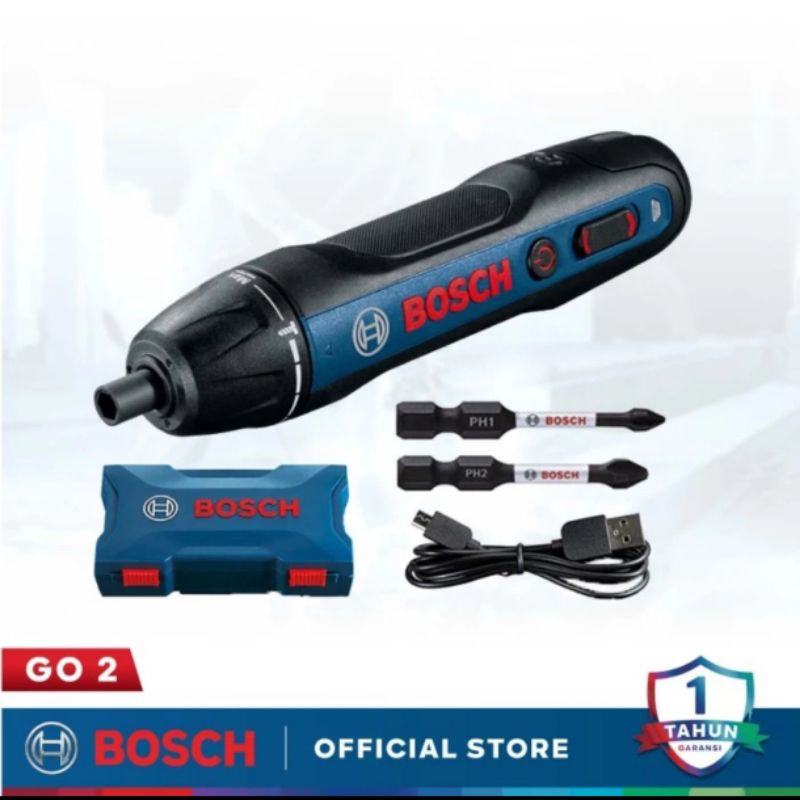 Jual Obeng Bosch Go gen 2 Obeng Elektrik Bosch Obeng Cordless Bosch Go | Shopee Indonesia
