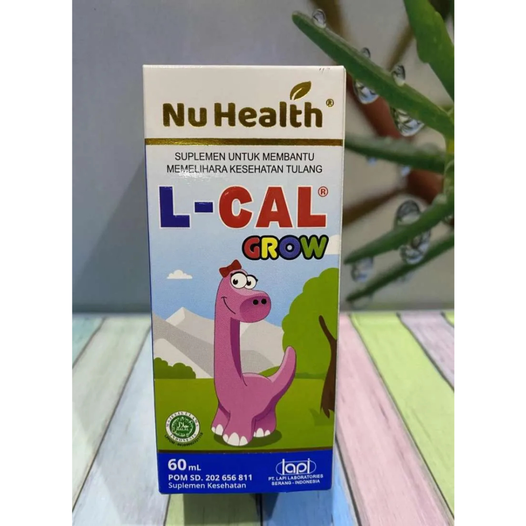 Jual L -CAL GROW 60 ML nu health L-CAL l cal grow vitamin peninggi ...