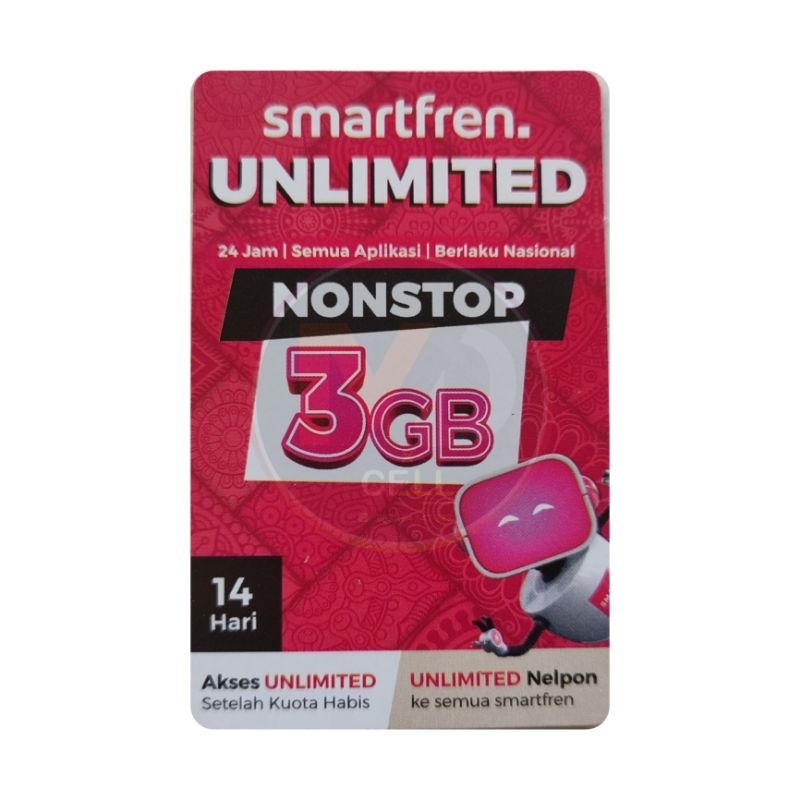 Jual VOUCHER SMARTFREN NONSTOP SMARTFREN UNLIMITED INJECT KUOTA SMARTFREN UNLIMITED(VIA CHAT ...