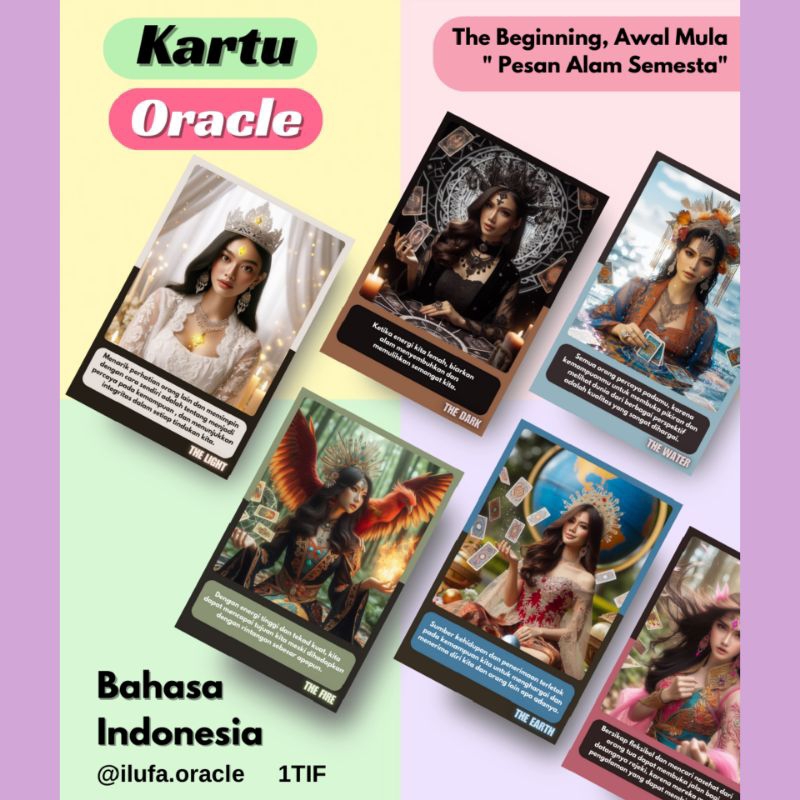 Jual Kartu Oracle Bahasa Indonesia " The Beginning " Indonesian Female ...
